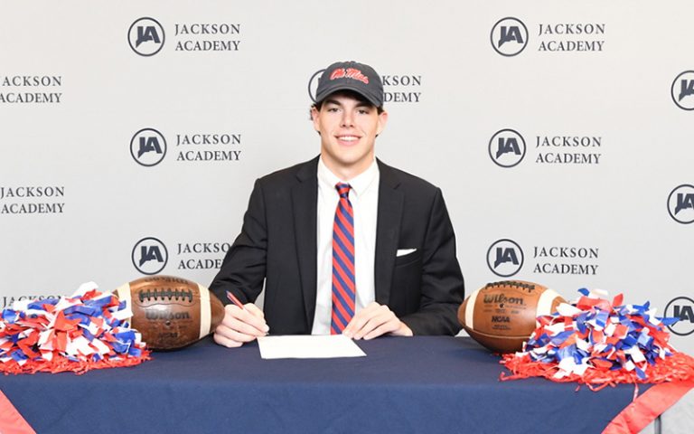 Kinkead Dent Signs with Ole Miss - Jackson Academy
