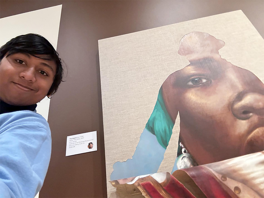 Art Students View Original Works of Picasso - Jackson Academy