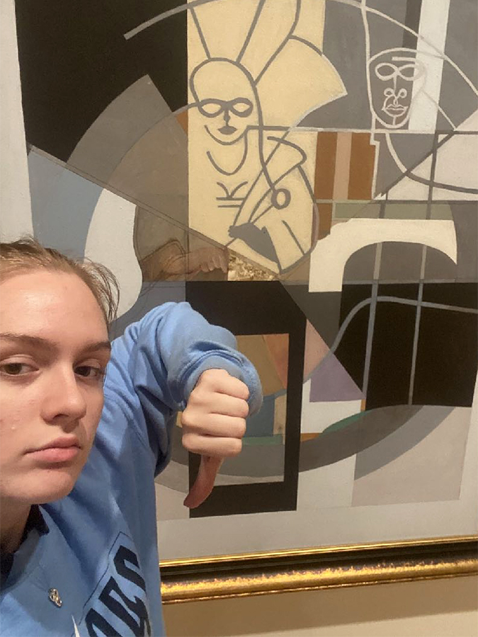 Art Students View Original Works of Picasso - Jackson Academy