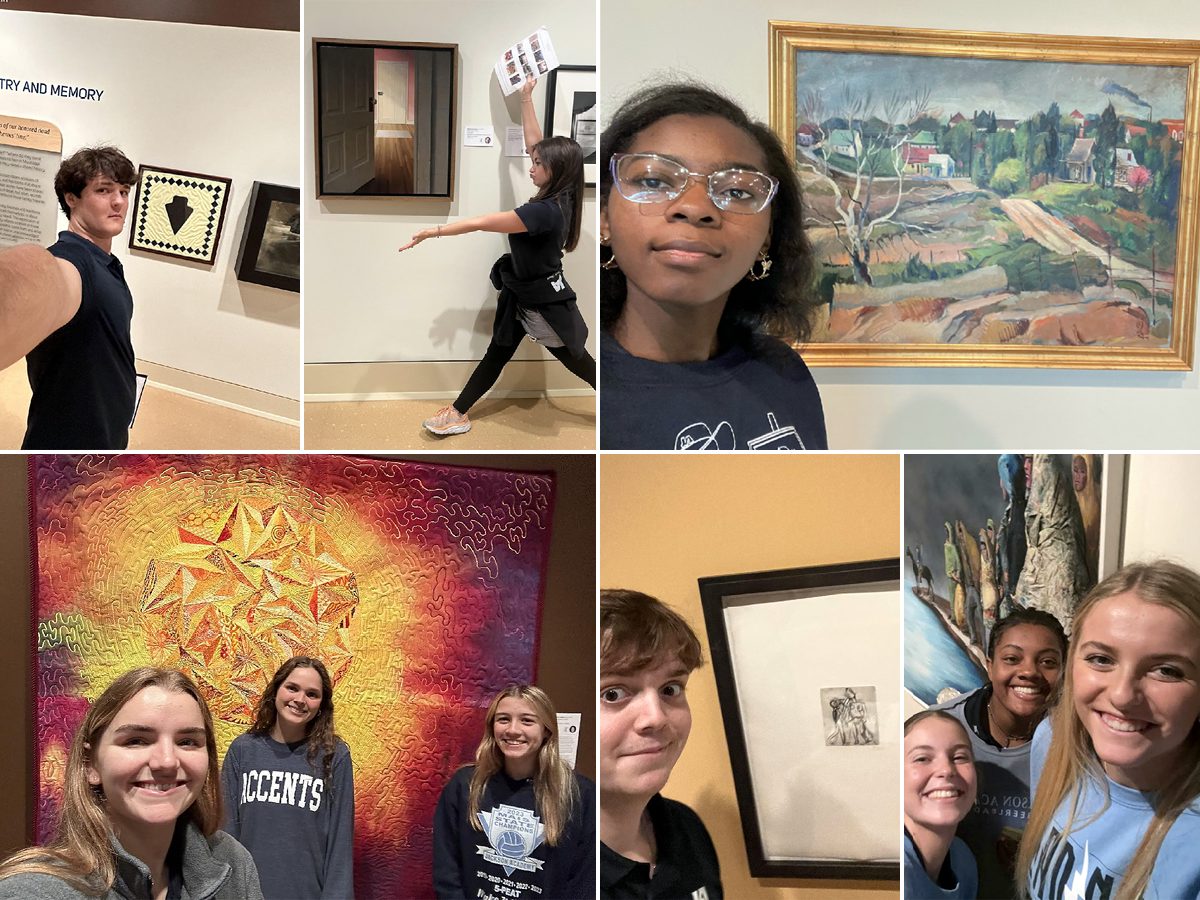 Art Students View Original Works of Picasso - Jackson Academy