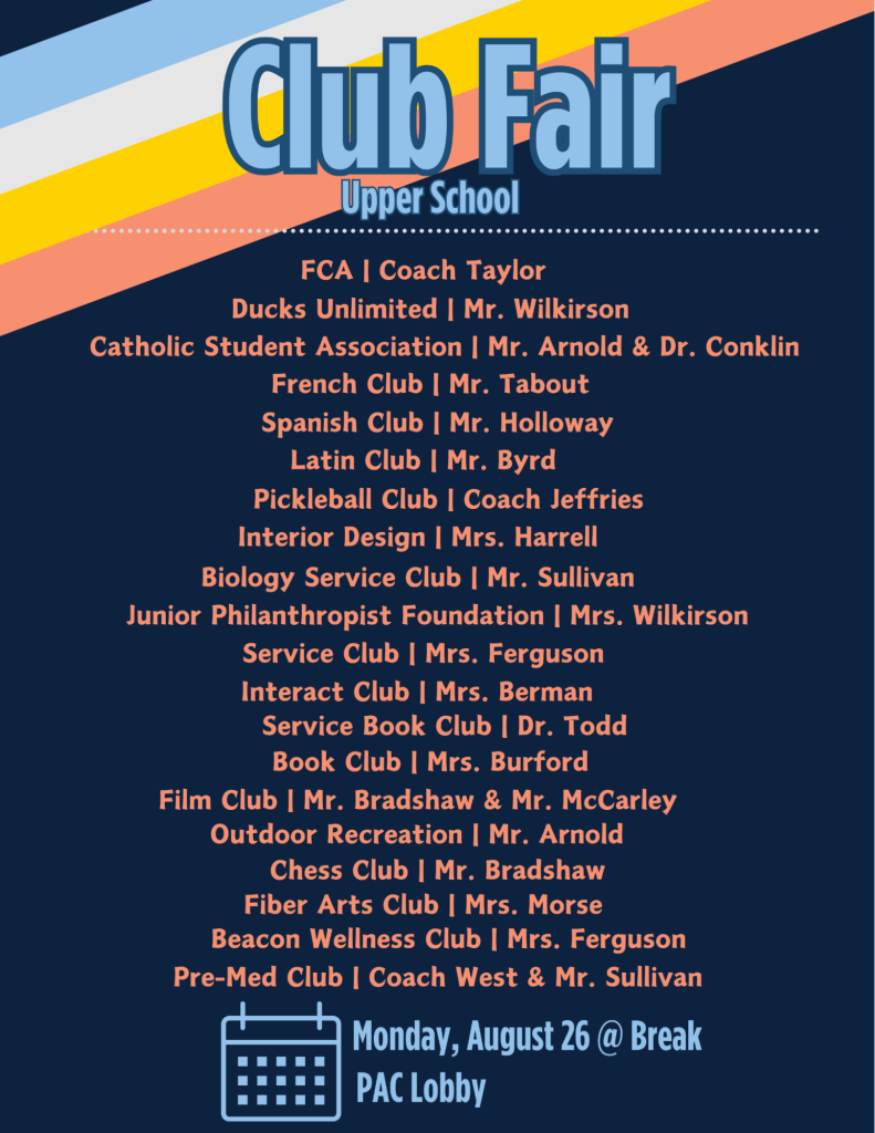 Club Fair Garners Signatures for Campus Groups - Jackson Academy